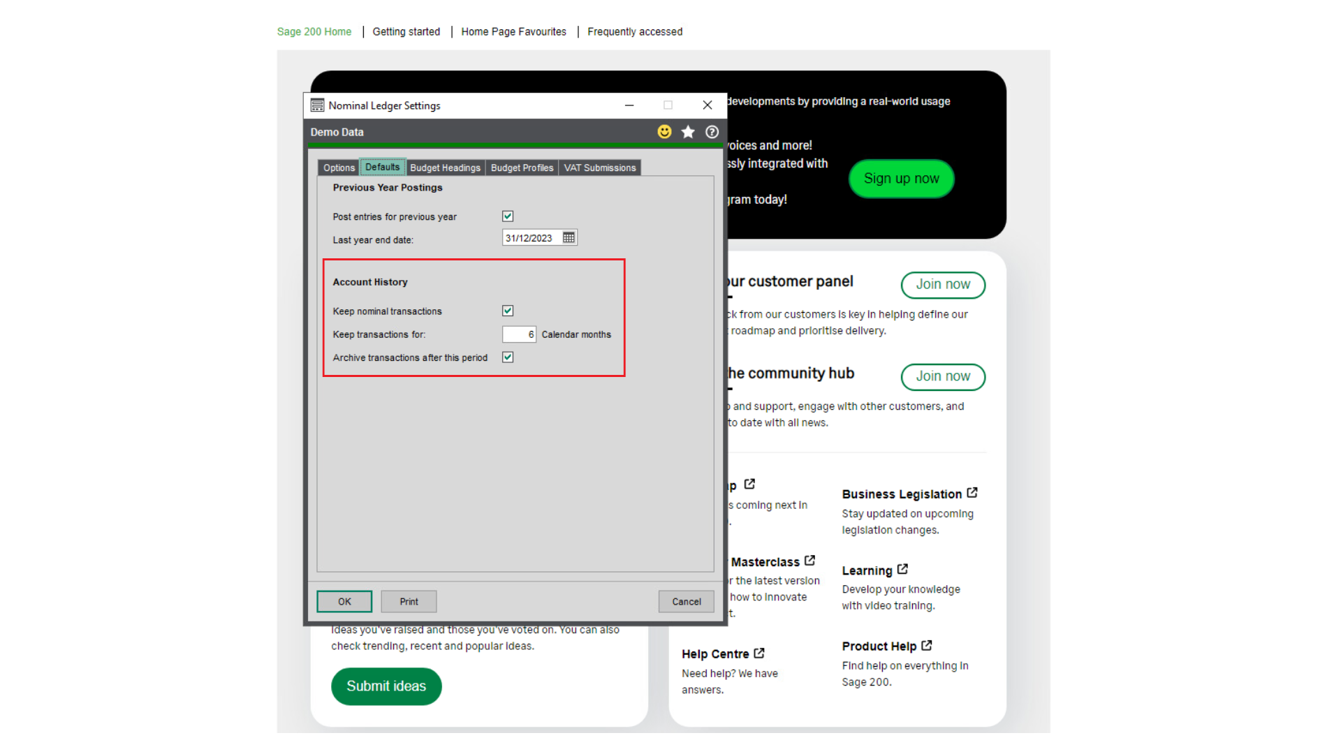 How To Run Year End | Sage 200